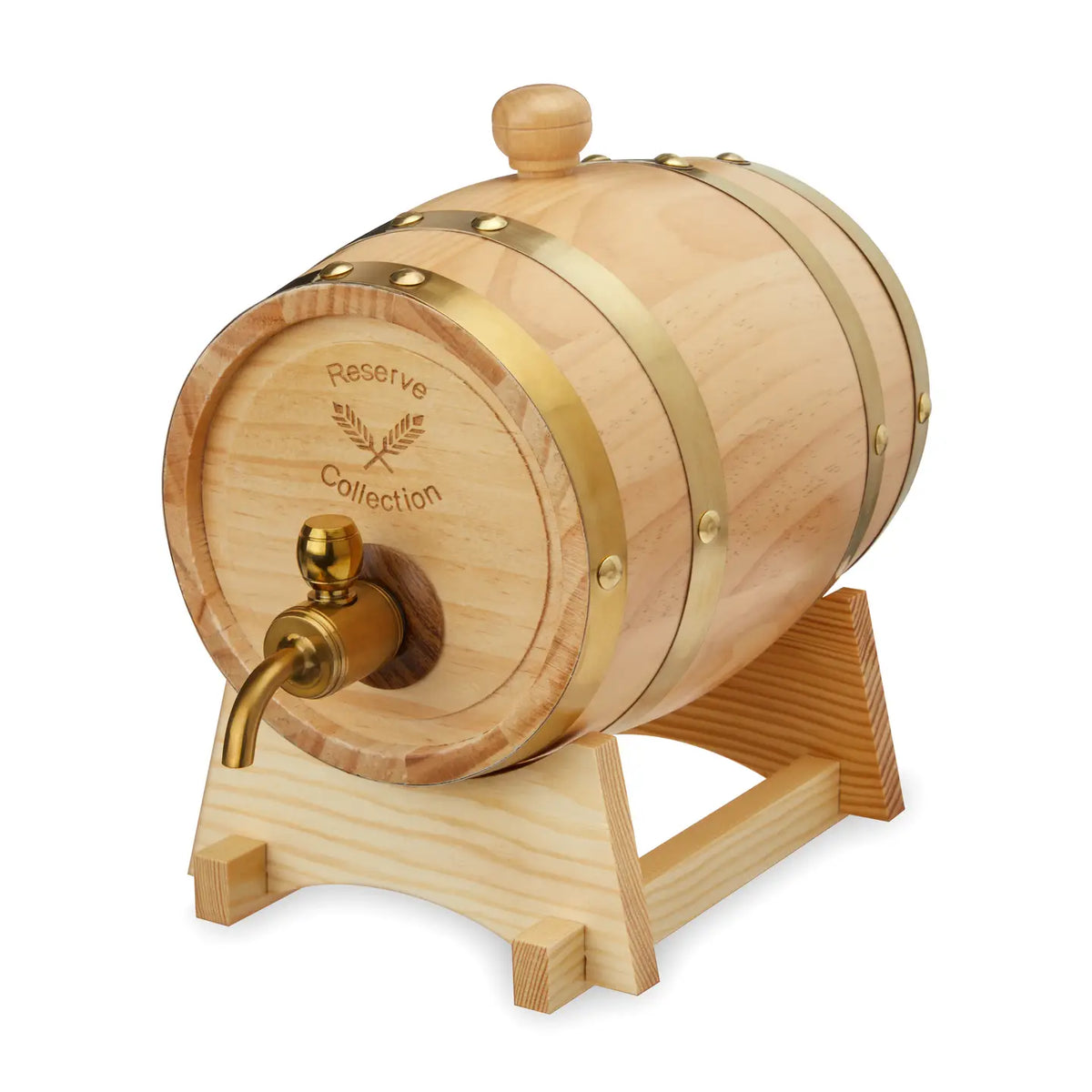 Whiskey Barrel Drink Dispenser — Georgia Bushcraft