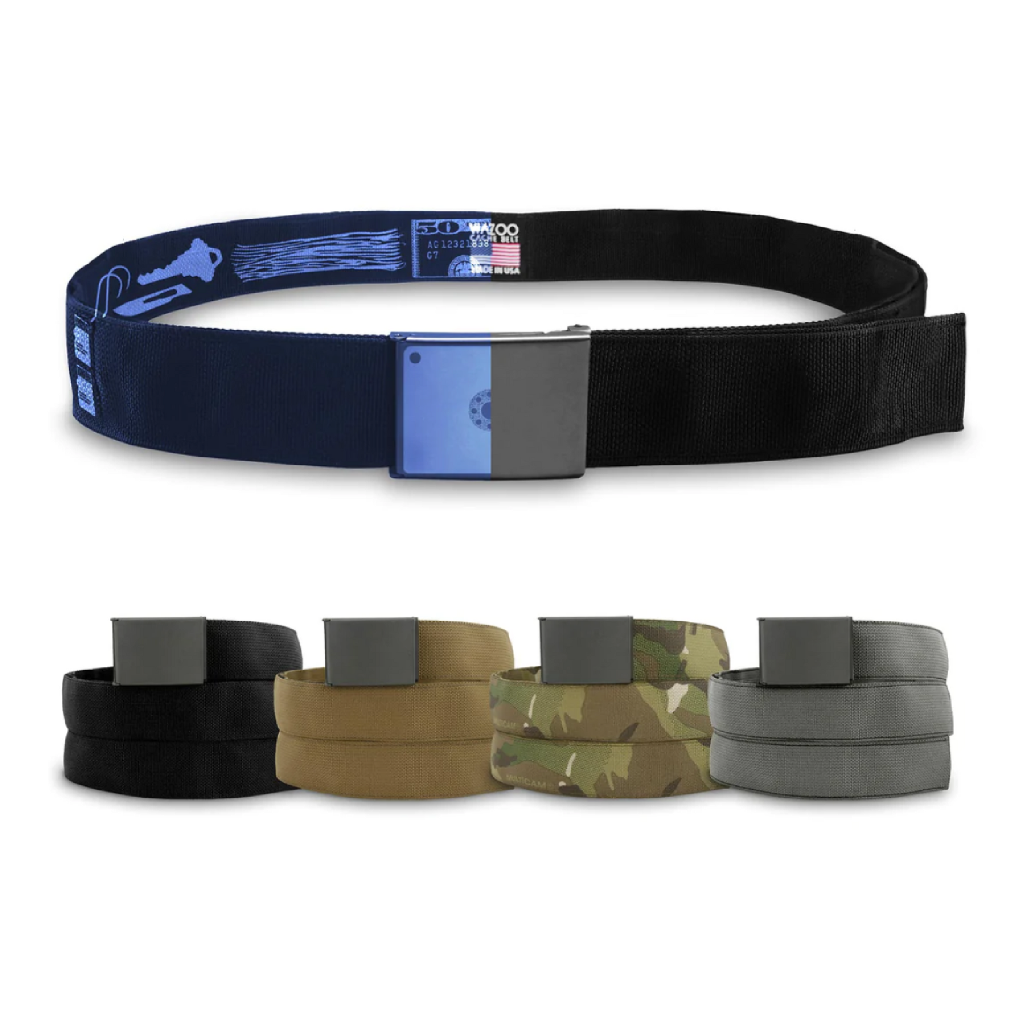 Wazoo CACHE BELT™ - Black — Georgia Bushcraft