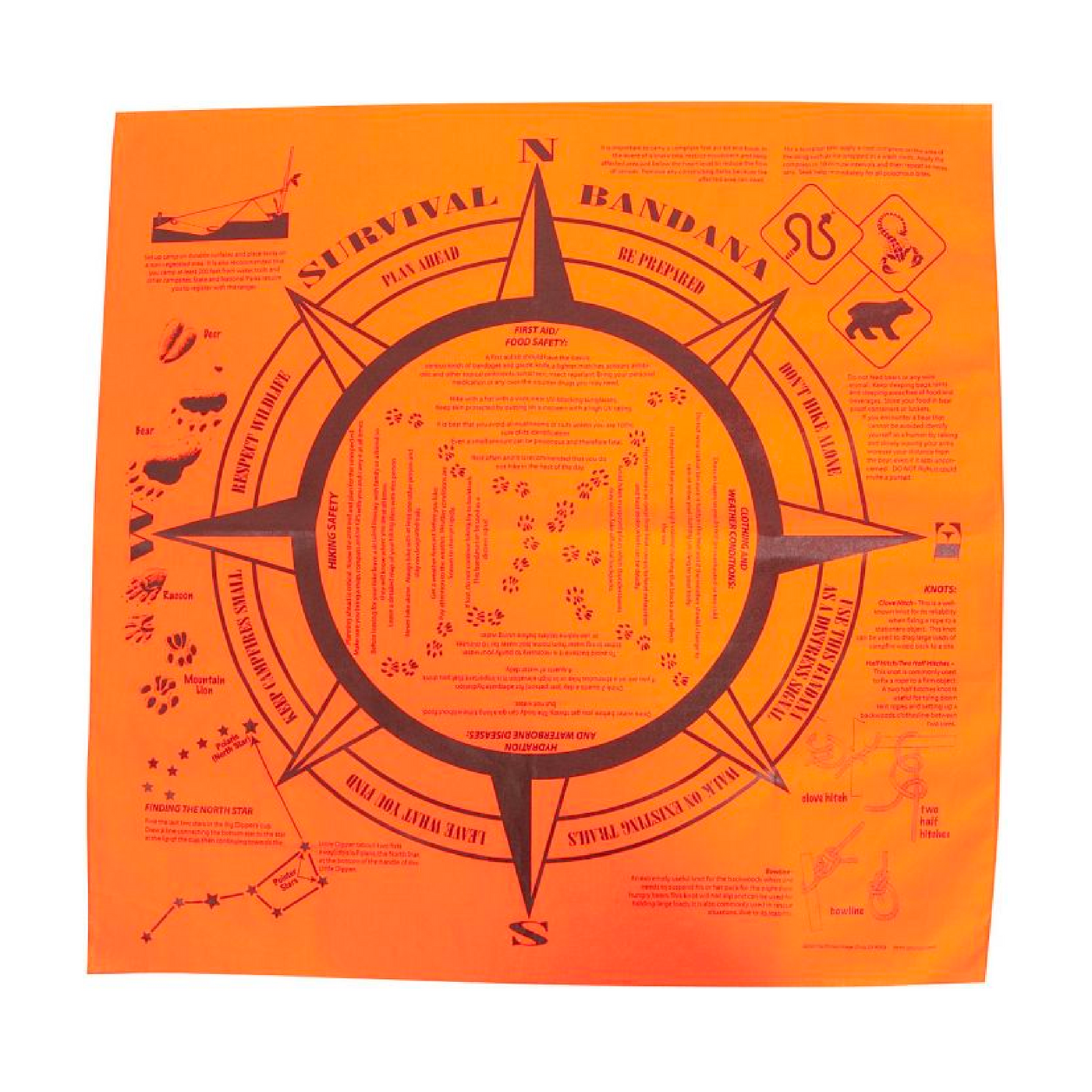 SURVIVAL BANDANA — Georgia Bushcraft